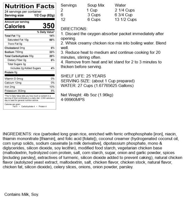 Mega #10 Can Food Pack (467 Servings) – Pure Filter Canada – www ...
